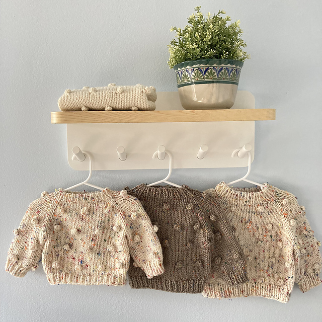 Ravelry: Baby Bobble Sweater pattern by Sarah Weidinger