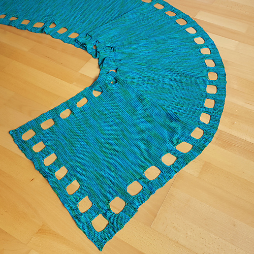 Ravelry: Negative Spaces Scarf pattern by Sybil R