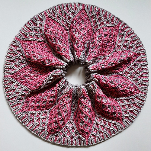 2-Color Brioche Cowl : r/knitting