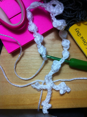 Ravelry: Cross Yarn Rosary or Chaplet pattern by Maria Merlino