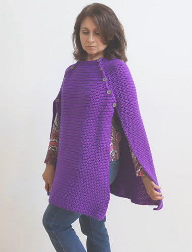Ravelry: Chic Modern Cape pattern by Sylvia Talo
