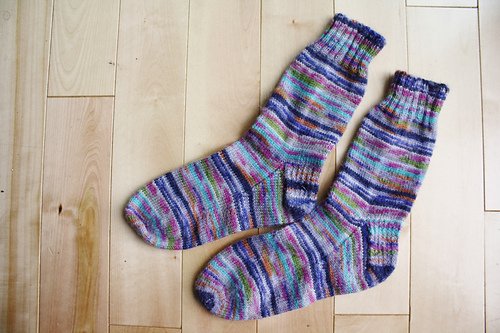 Ravelry: Basic Sock Pattern in 8 sizes pattern by Judith Cahill