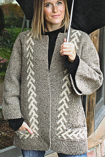 Ravelry: Zig-Zag Jacket pattern by Elizabeth Zimmermann