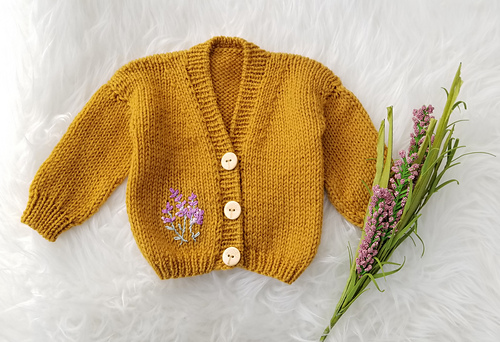 Ravelry: Bee Cardigan pattern by Marina Ayueva