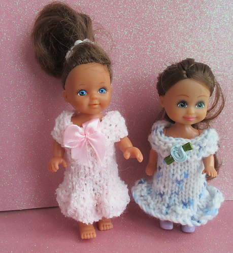 Ravelry: Poppy 4 inch Dolls Dress pattern by taffylass knits