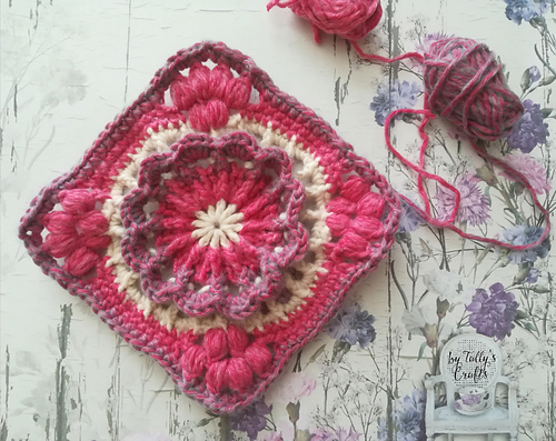 Ravelry: Wild Puff Granny Square pattern by Tally's Crafts (Dominika ...