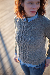 Ravelry: tanknits' Wavy Cable Jumper (with variation)