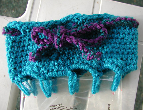Ravelry: Crocheted Cast-Cover Cuff for a dog pattern by Lenore English