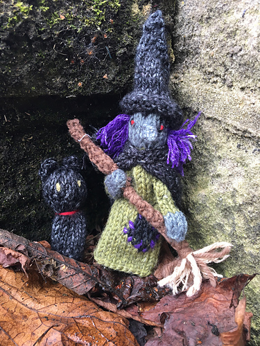 Ravelry: Halloween Witch and Cat pattern by The Home of Craft