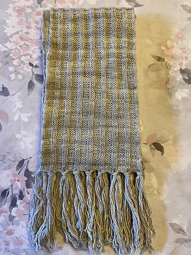 Finally finished and gifted Christian’s scarf : r/knitting