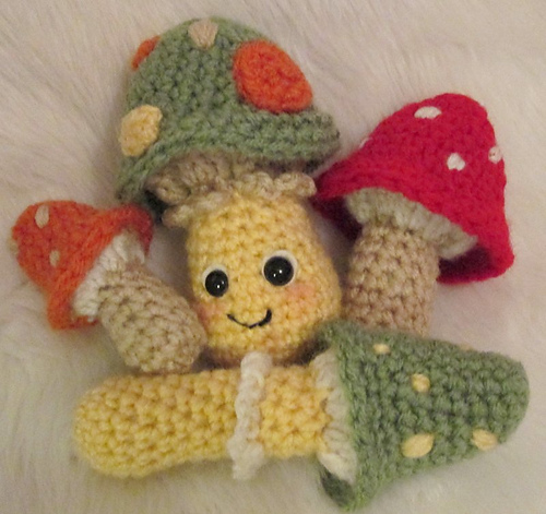 Ravelry: Cute Mushrooms pattern by Teri Crews