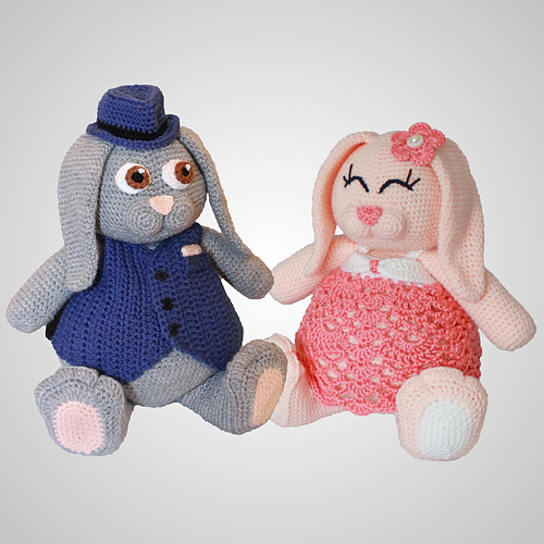 Ravelry: Stuffed Bunny Rabbit Toy / Decoration pattern by Joni Memmott ...