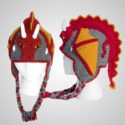 Ravelry: Dragon Hat pattern by Joni Memmott / BriAbby