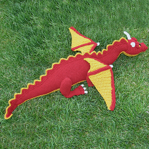 Ravelry: Stuffed Dragon Toy / Stuffie pattern by Joni Memmott / BriAbby