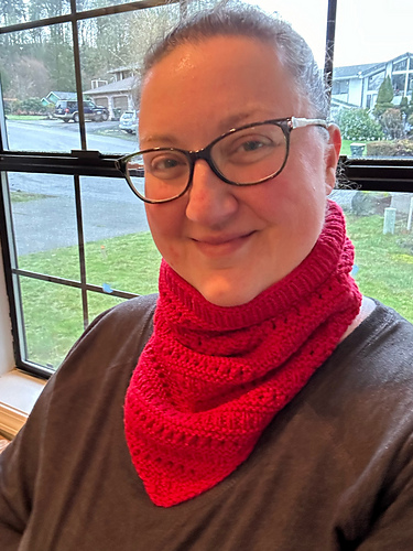 Ravelry: IRL Bandana Cowl pattern by Kacey Herlihy