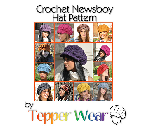 Ravelry: Crochet Newsboy Hat pattern by Eileen Tepper