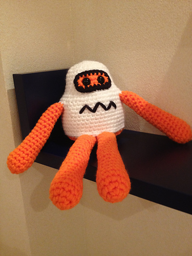 Ravelry: ROBMON a bright and non scary monster pattern by Teresa Alvarez