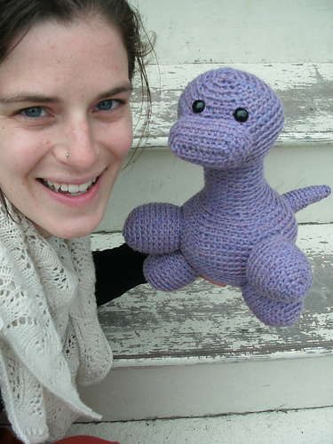 Ravelry: Amigurumi Cliff the Brontosaurus pattern by Stacey Trock