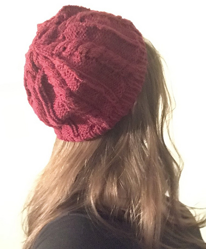 Ravelry: The "Cherry On Top" Cable Beanie pattern by Terri Laura