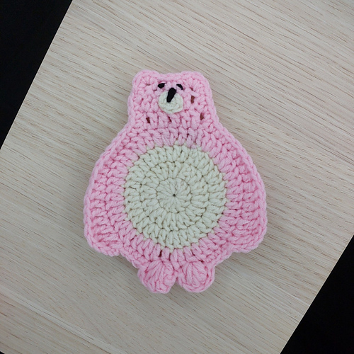 Ravelry: Bear coaster pattern by Thao Homemade Crochet