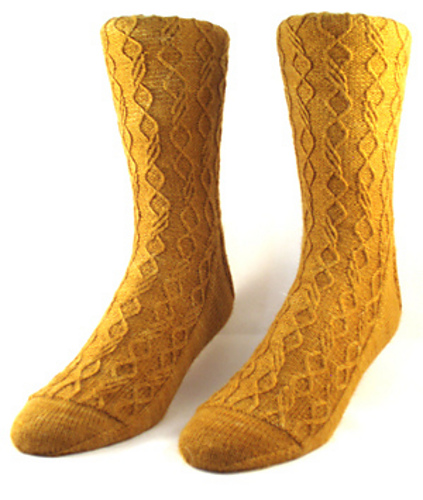 Ravelry: Elegant Chain Socks pattern by Rich Ensor