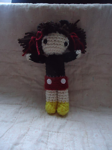 Ravelry: little mickey mouse girl pattern by Aurelia Delaney