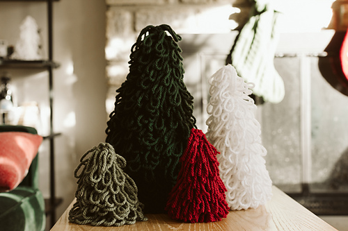 Ravelry: Wonky Christmas Trees pattern by The Blue Mouse