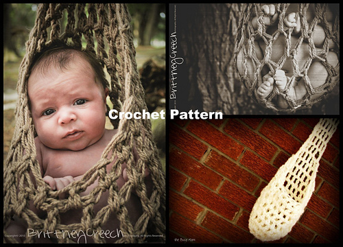 Ravelry: Stork Pouch Hanging Pod - Photography Prop pattern by Busy Mom ...