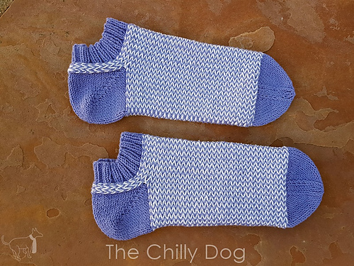 Ravelry: Spring Violet Socks pattern by The Chilly Dog