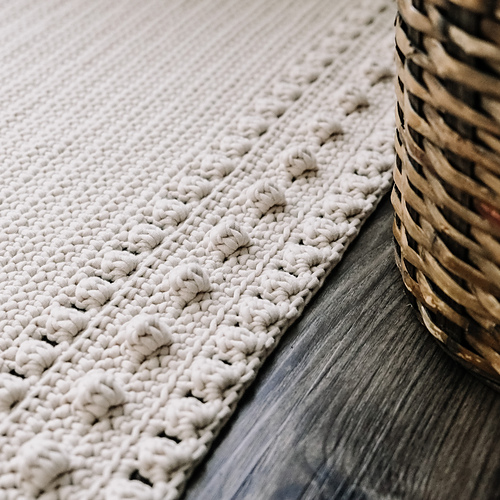 Ravelry: Modbob Rug pattern by Tanya Johnson | The Cozy Knot