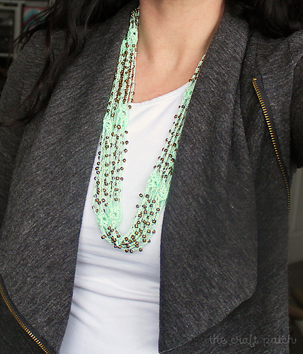 Ravelry: Beaded Crochet Wrap Necklace pattern by Jennifer V. {The Craft ...