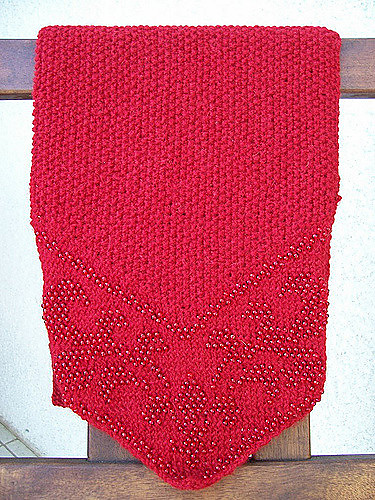 Ravelry: Beaded Knitted Scarf pattern by Jane Davis