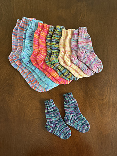Ravelry: The Littles pattern by Crazy Sock Lady Designs