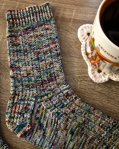 Ravelry: Morning Coffee Socks pattern by Crazy Sock Lady Designs