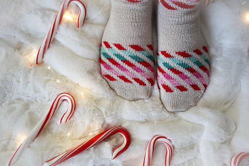 Ravelry: Candy Cane Stripes pattern by Crazy Sock Lady Designs