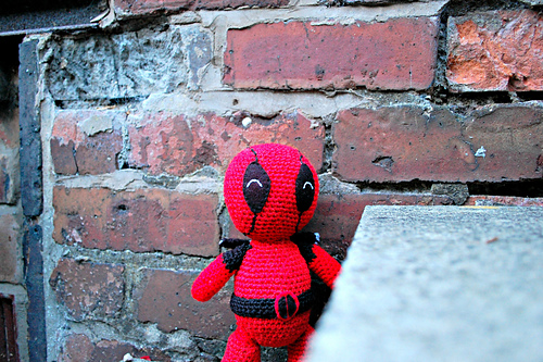 Ravelry: Deadpool Amigurumi pattern by Jenny Riley