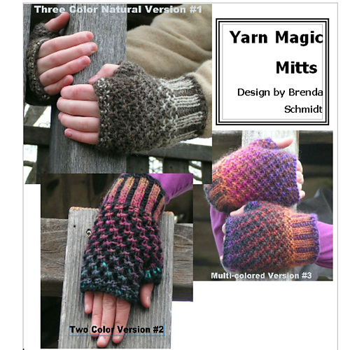 Ravelry: Yarn Magic Mitts pattern by Brenda Schmidt