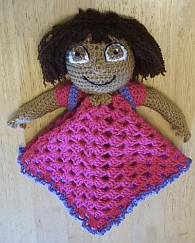 Ravelry: Dora Lovey Blankie pattern by Knotty Hooker Designs