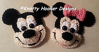 Ravelry: Mouse Appliques pattern by Knotty Hooker Designs