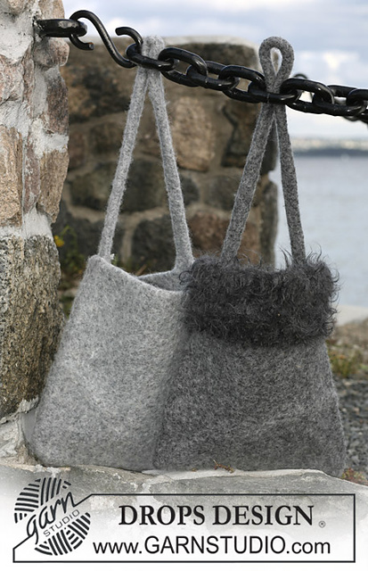 Ravelry: 103-41 Felted bags pattern by DROPS design
