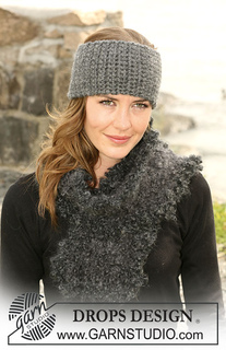 Ravelry: 103-37 a - crochet headband pattern by DROPS design