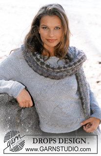 Ravelry: 80-3 b Scarf pattern by DROPS design