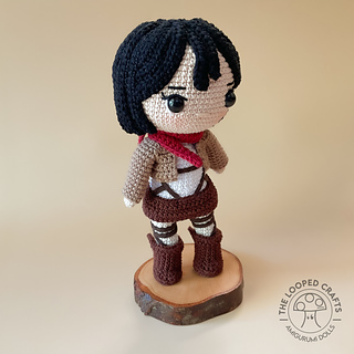 Ravelry: Mikasa Attack on Titan pattern by Aimy Fernandez