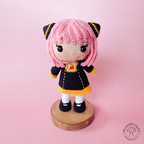 Ravelry: Anya Spy X Family Amigurumi pattern by Aimy Fernandez