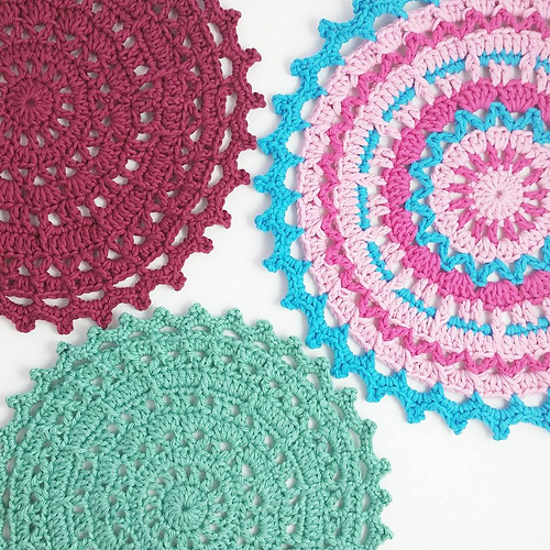 Ravelry: Wheel of Hope Mandala pattern by The Loopy Stitch