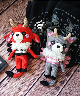 Ravelry: Cute Devil Goat Amigurumi pattern by Regina Henn