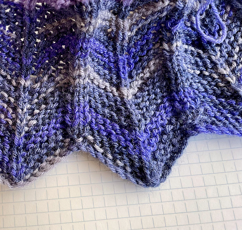 Ravelry: Two Row Chevron Wrap pattern by Nick Davis