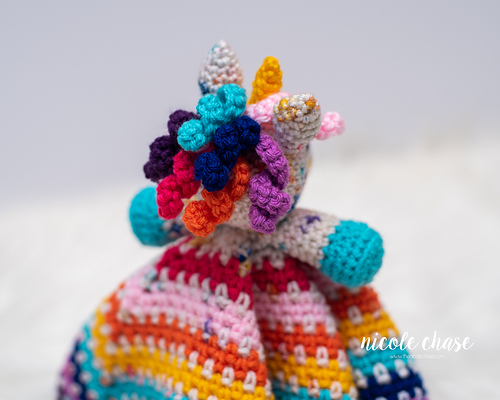 Ravelry: Hug Me Unicorn Lovey pattern by Nicole Chase