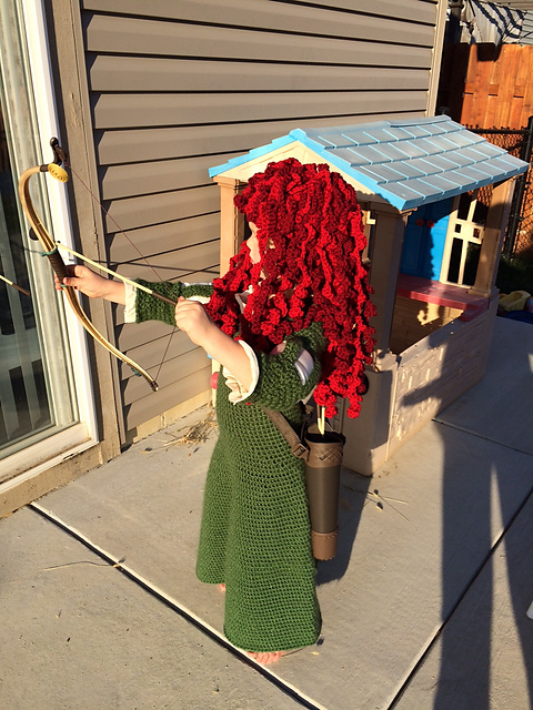 Ravelry: thepinktoque's Brave Merida Costume Dress