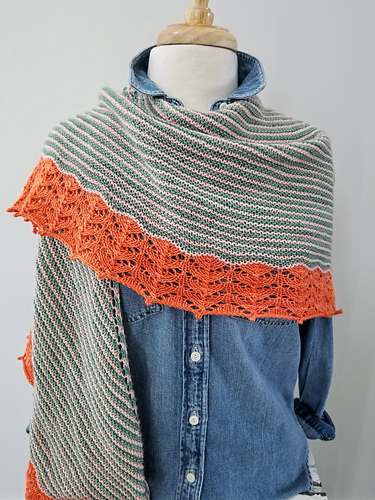 Ravelry: Cape Cod Shawl pattern by Plucky Knitter Design